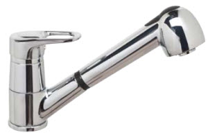 Benton's Finer Bathrooms | Linea Varese Veggie Spray Sink Mixer